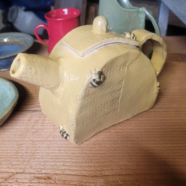 Printable Pottery Teapot Template With Step-by-step Video for Handmade ...