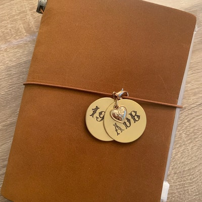 Custom Year or Date Tags Hand Punched Brass and Metal Tag or Plate Hand ...