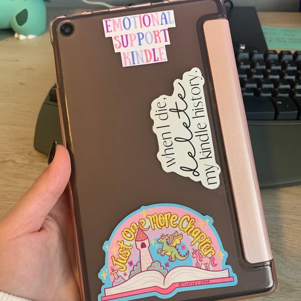 Just One More Chapter, Book Lover Sticker, Reading Sticker, Sticker for ...