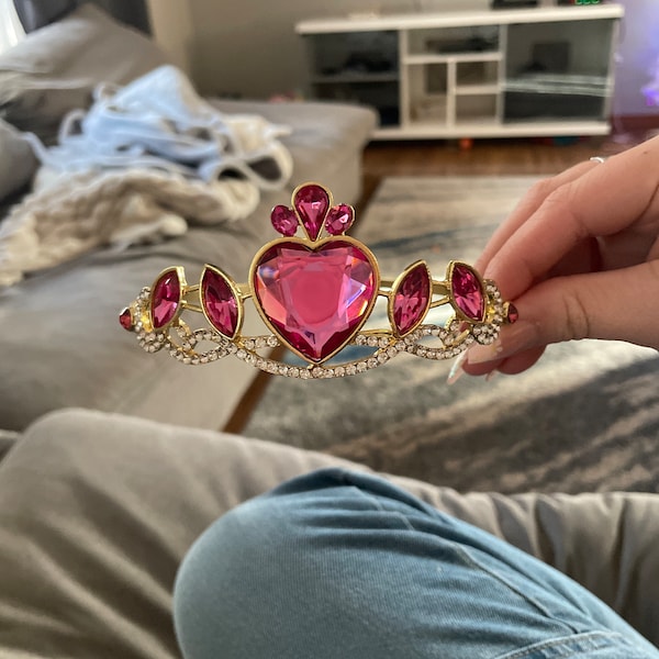 Rapunzel-tiara Rapunzel Costume for Girls Acrylic Diamond-crown-crystal ...