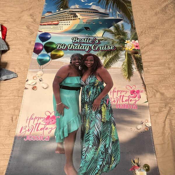 Personalized Cruise Cabin Door Banner | Custom Vacation Decoration Sign ...