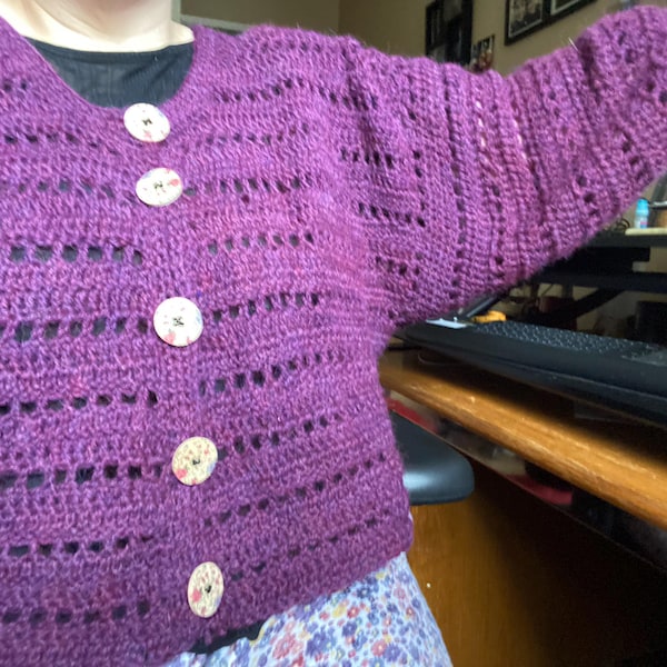 Eternal Seasons Cardigan/ Crochet Winter Cardigan Pattern/ Crochet No ...