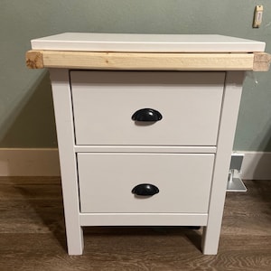 Nightstand With Concealed Secret Hidden Compartment and Heavy Duty ...