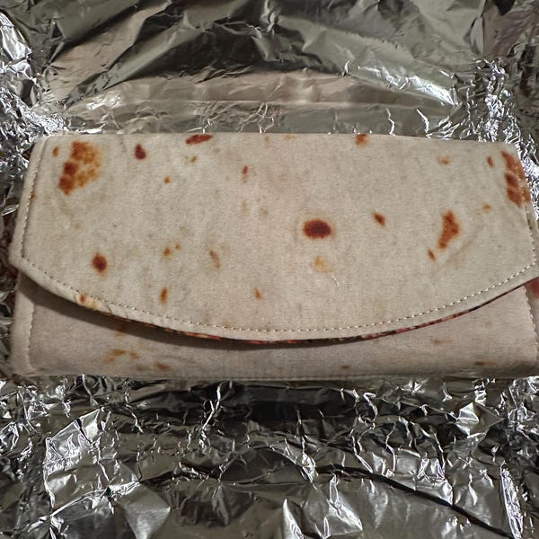 The Snack Sized Burrito Wallet! - Etsy