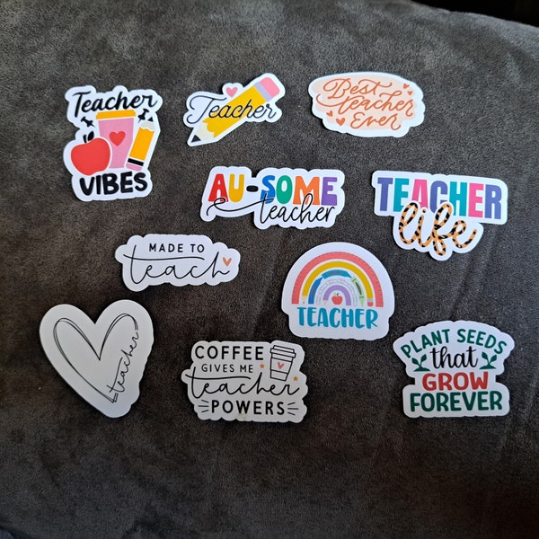 Teacher Appreciation Sticker Bundle / Bundle of Stickers / Educator ...