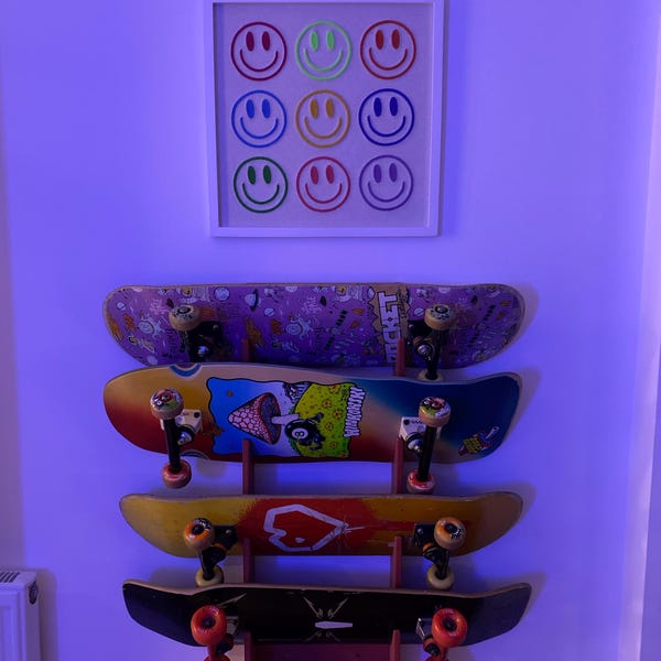 Inline / Roller Skate Rack. Holds 4 Pairs - Etsy