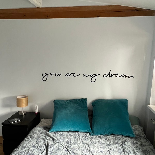 You Are My Dream Sign, Metal Sign, Metal Wall Decoration, Metal Wall ...