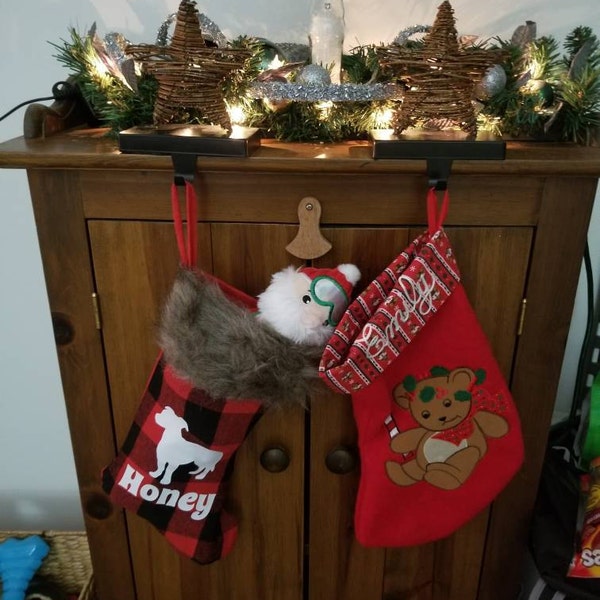 Custom Dog Christmas Stocking, Christmas Pet Stocking, Christmas Decor ...