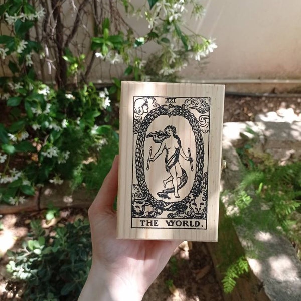 Tarot Cards Box 13 Designs,handcrafted for Storing Your Cards , Hinged ...