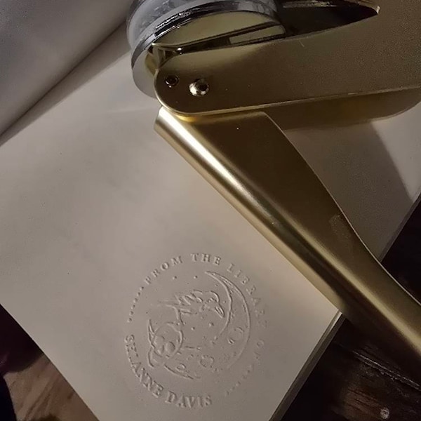 Personalized Book Embosser/from the Library of / Book Embosser/custom ...