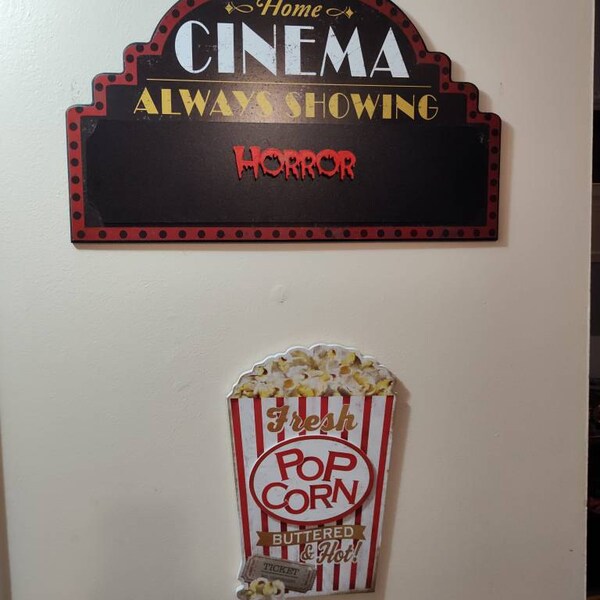 Movie Genre Signs, Movie Display for Film Collection or Movie ...