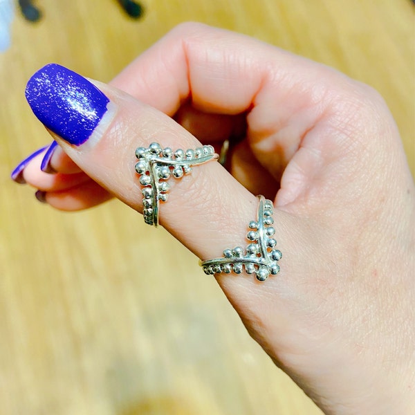 Arthritis Ring, Splint Knuckle Ring, Simple Midi Ring, Sterling Silver ...