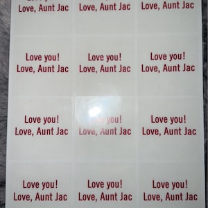 Custom Square Stickers Square Labels Custom Clear Stickers Custom ...