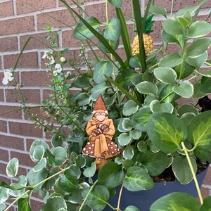 Bern in a Fern Grumpy Bernie Garden Gnome Plant/garden Stake - Etsy