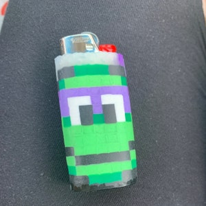 Teenage Mutant Ninja Turtles Perler Bead LIGHTER CASE Nintendo Tmnt - Etsy