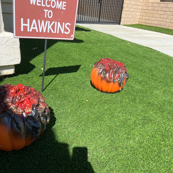 Hawkins Plastic Sign Stranger Things 00046 - Etsy