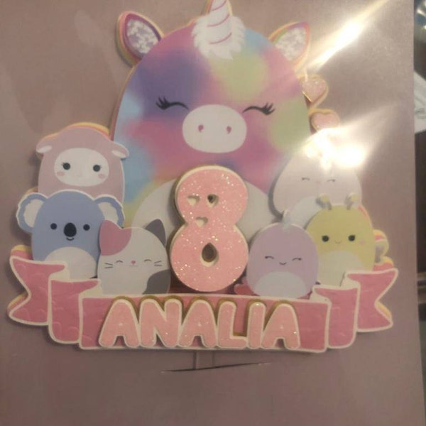 Squishy Cake Topper - Etsy
