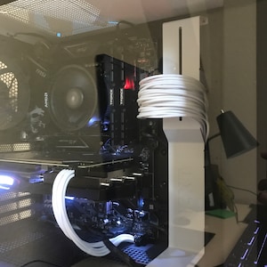 White Color Sleeved PC Psu Extension Cable Cpu Gpu Sata Extension Cords ...