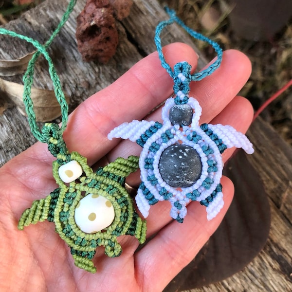 Macrame Turtle PDF Tutorial, Macrame Turtle Pendant Charm, Macrame PDF ...