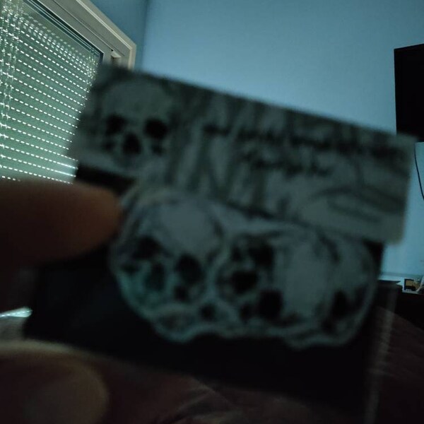 Mini Skull Stickers Goth Art Spooky Season Dark Horror Art Journal ...