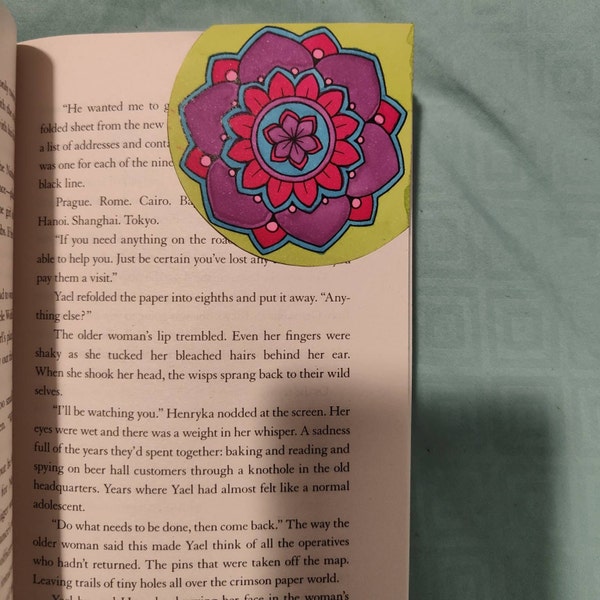 CORNER BOOKMARKS | Mandala Flower Bundle to COLOR - Etsy