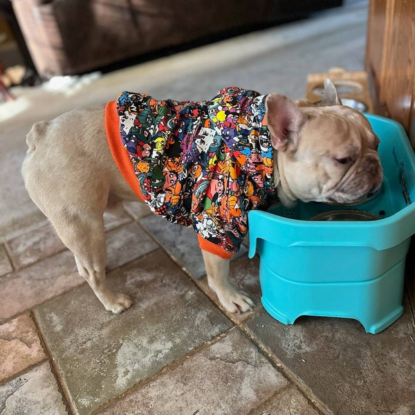 Fabulous Fido Dog Warm Sweater, French Bulldogs Winter Wool Clothes ...