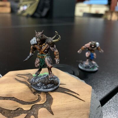 Giganotosaurus Dinosaur Miniature Lord of the Print Dnd Miniatures Role ...