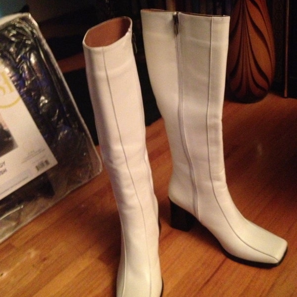 1960s Embroidered Leather Lace up Boots - All Sizes - Wedding Boots ...