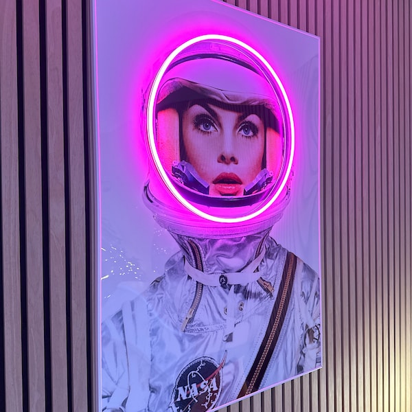 Rainbow Neon ZEN Circle Neon Sign Geometric Neon Led Light Cyberpunk ...