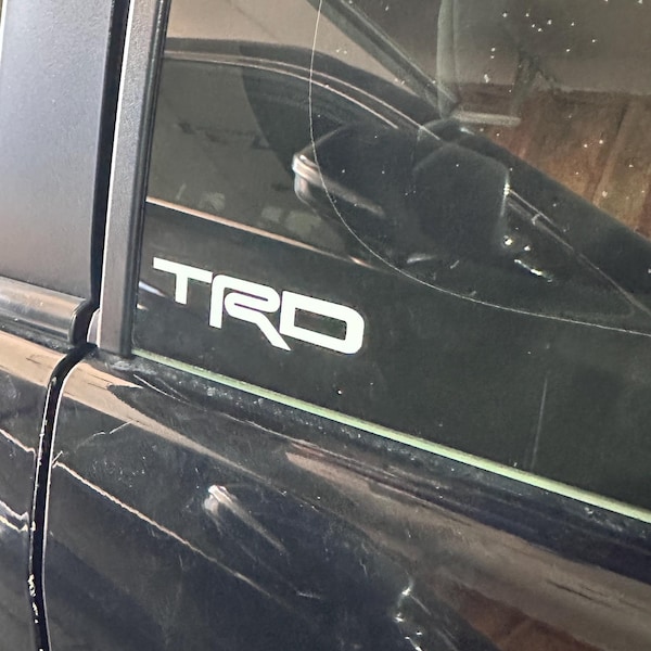 TRD Vinyl Decal for Toyota Truck Tacoma Tundra 4runner Camry Rav4 TJ FJ ...