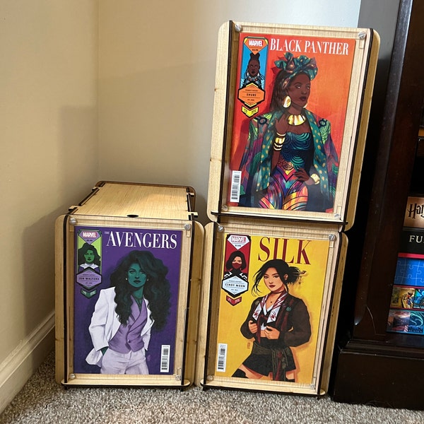 The Original Romany House Wood Comic Book Storage Box Safely Store ...