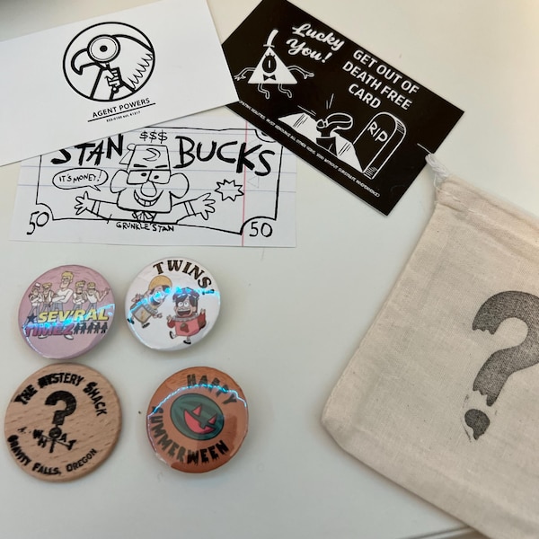 Gravity Falls Inspired Buttons Set 3 - Etsy