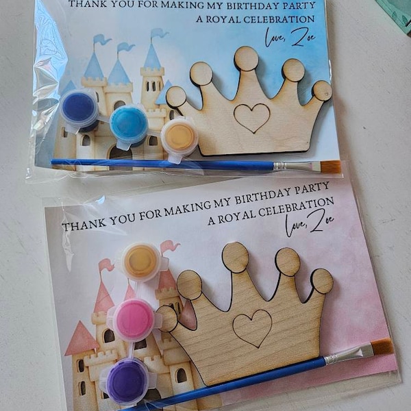 Personalized Princess Party Favor Bags Princess Theme Party Favor ...