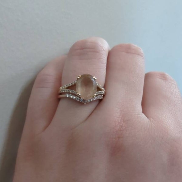 Delicate Chevron Ring - Sterling Silver, Rose Gold, Gold, White Gold ...