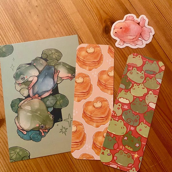 Pancake Frog Sticker | Cute Kawaii Sweets | Frog Sticker | Froggy ...