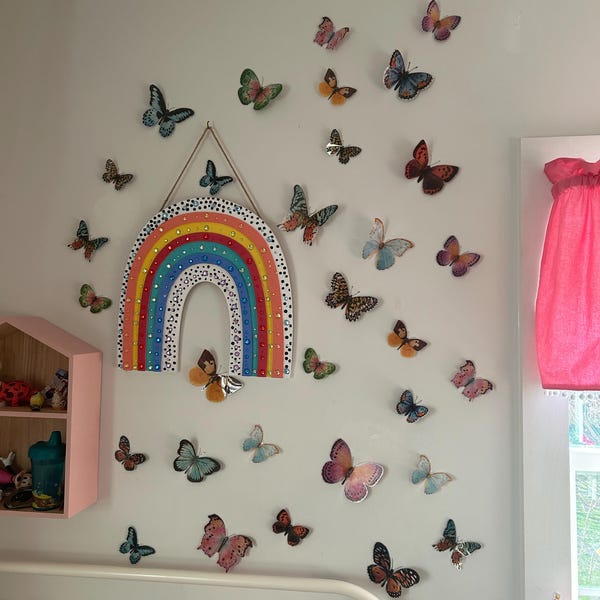 Butterfly Wall Decor, Butterfly Wall Stickers, 3D Butterfly Room Decor ...