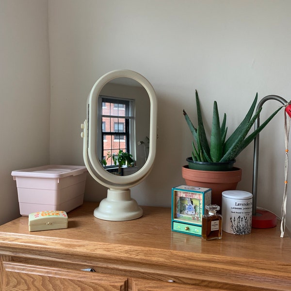 Antique Edwardian Solid Oak Wood Framed Wall Mirror Vintage Rectangular ...