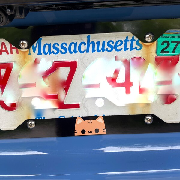 Stained Glass Mountain Range Aluminum Front License Plate Vanity Plate ...