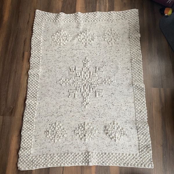 Christmas Crochet Blanket Pattern Snowflake Let It Snow Winter Crochet ...