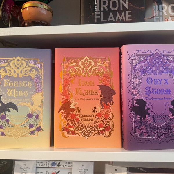 Fourth Wing Gold Foil Dust Jacket - Etsy