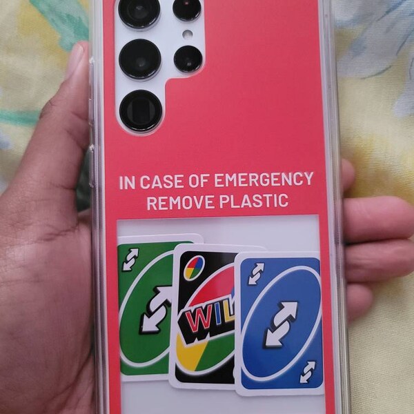 IPhone Case | in Case of Emergency Remove Plastic Phone Case | Red ...