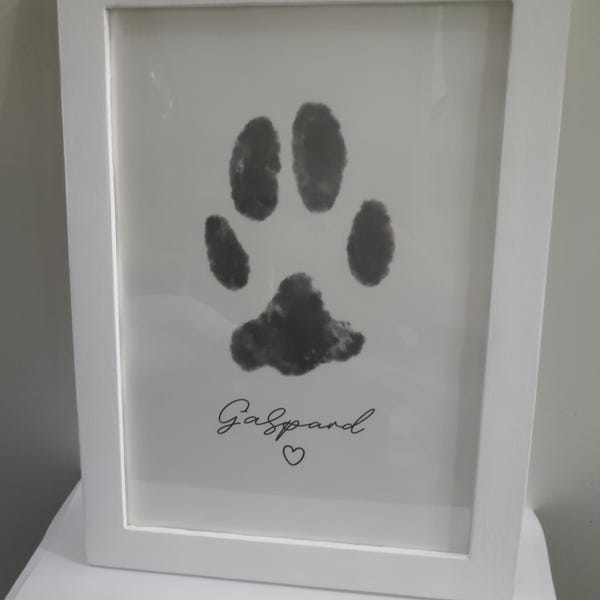 Custom Dog Paw Print From Photo Digital Dog Paw Print New Puppy Paw ...