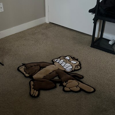 Made-to-order Bape Shark Teeth Custom Tufted Rug - Etsy