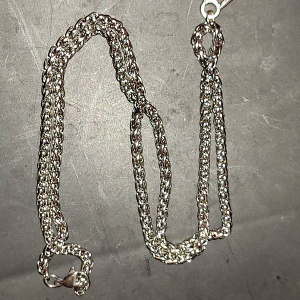 Braided Wheat Style Chains for Pendants in Multiple Sizes -- High ...