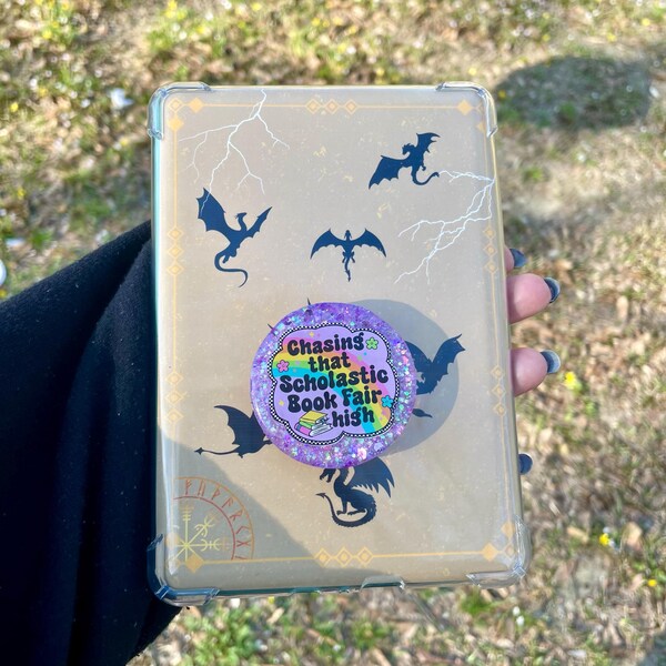 Reading in Progress Pink Do Not Disturb Waterproof Sticker for Kindle ...