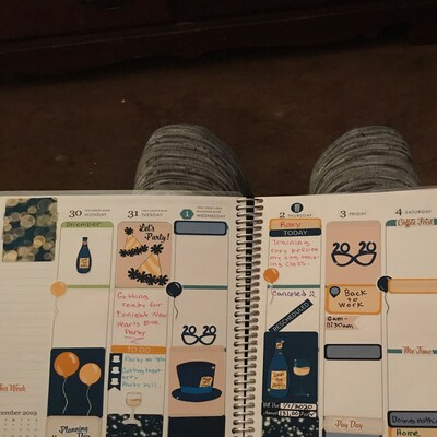 Printable Weekly Planner, Giraffes and Sunflowers, Horizontal Letter ...