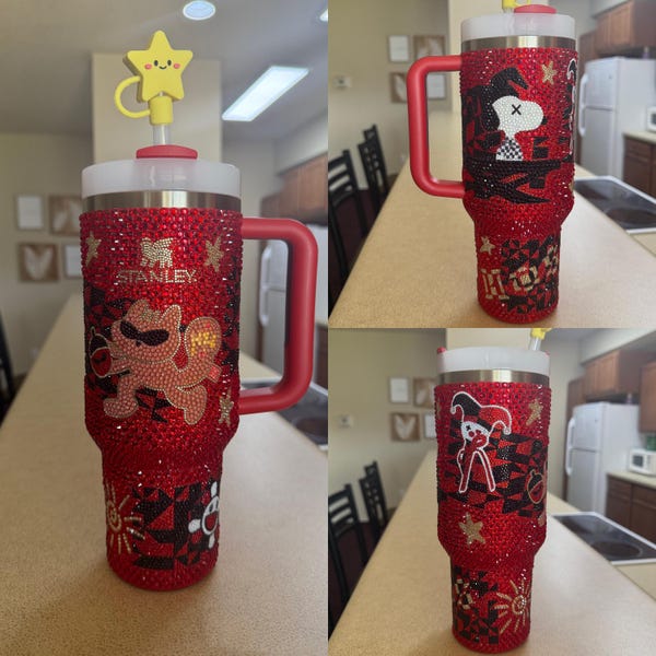 Custom Made-to-order Blinged 40oz Authentic Stanley Tumbler - Etsy