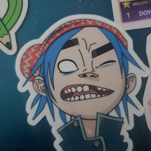 Noodle Gorillaz Sticker - Etsy