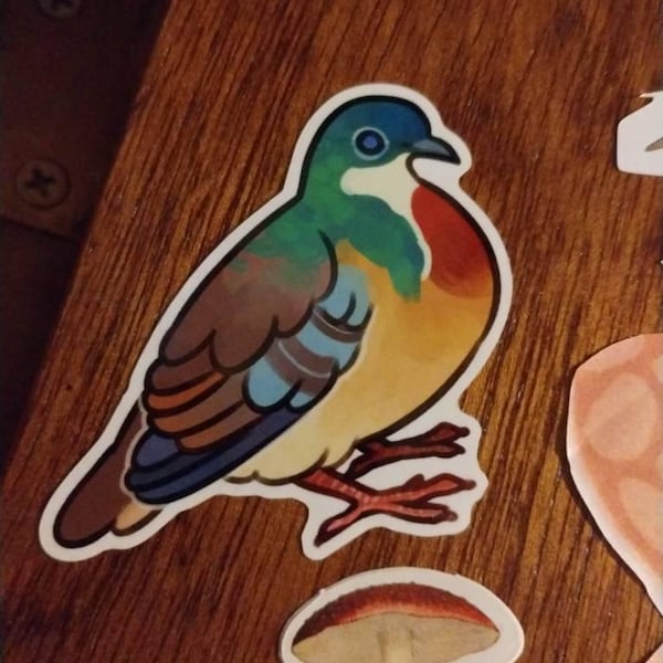 Blue Chibi Birds ~ Sticker Sheet - Etsy