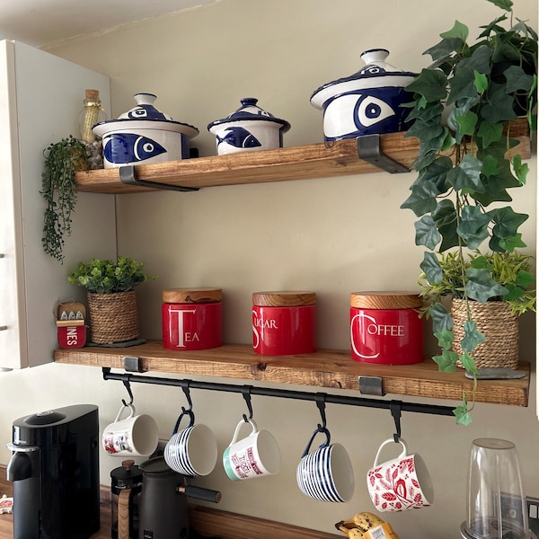 Mug Rail for Hanging Cups/utensils Available in 60/80cm to Fit Under ...